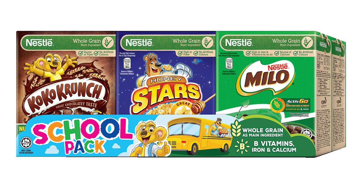 NESTLÉ® SCHOOL PACK BREAKFAST CEREAL | Nestlé Cereals